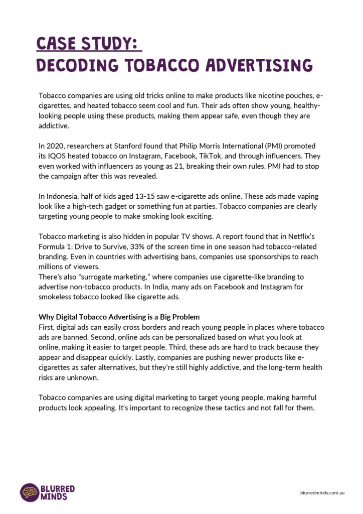 Free Resources for Educators - Blurred Minds